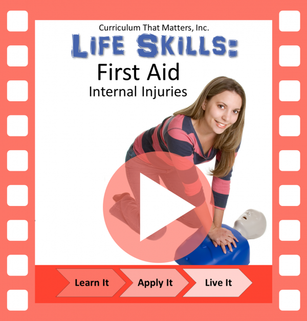 First Aid- Internal Injuries: Workbook and Course - Curriculum That Matters